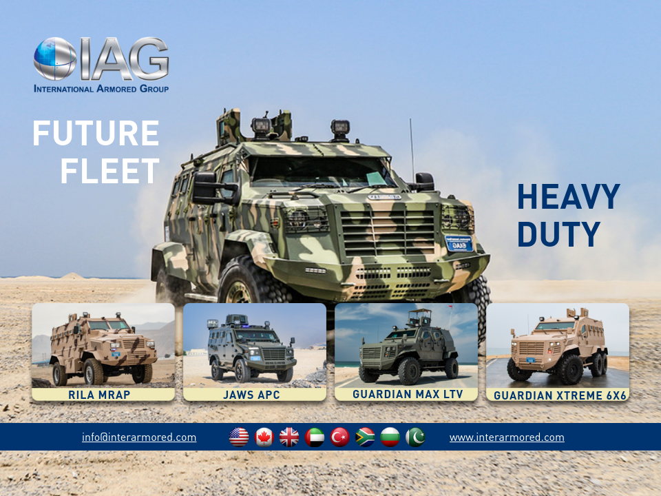 International Armored Group CA - Global Defence Technology | Issue 86 ...