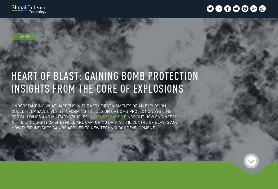 Heart of blast: gaining bomb protection insights from the core of ...