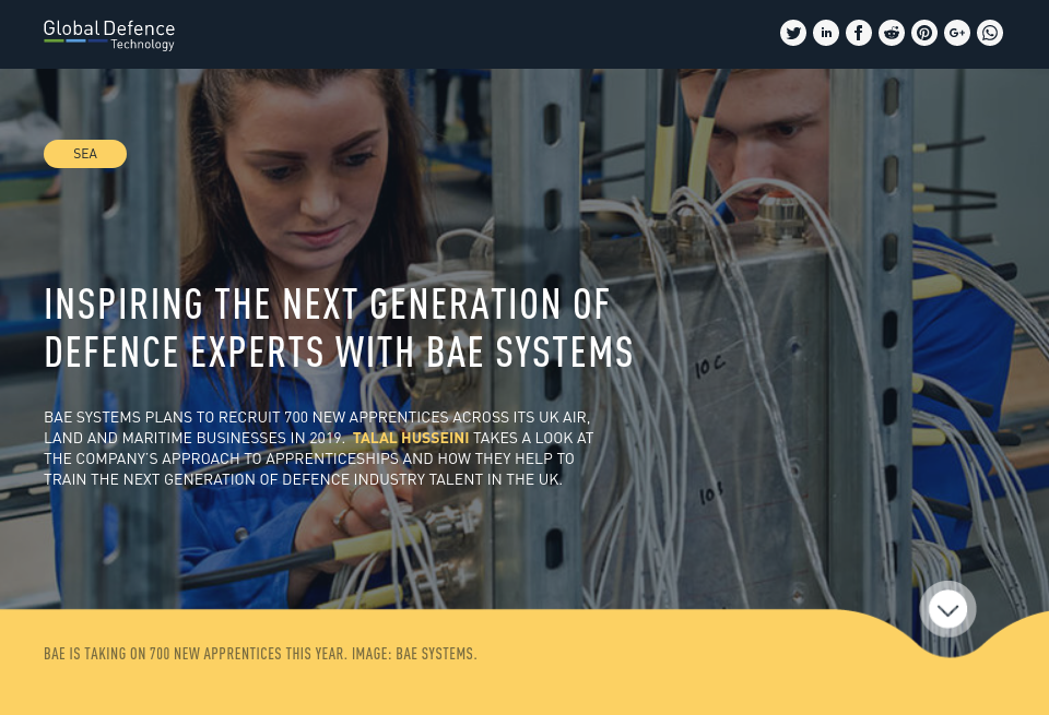 Inspiring the next generation of defence experts with BAE Systems ...