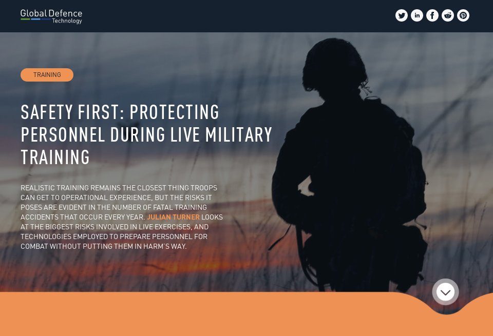 Safety first: protecting personnel during live military training ...