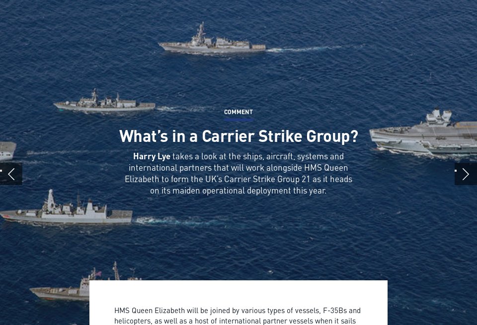 What's in a Carrier Strike Group? - Global Defence Technology | Issue ...