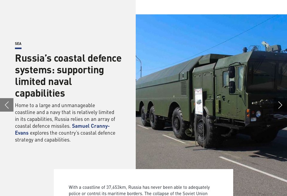 Russia’s coastal defence systems - Global Defence Technology | Issue ...