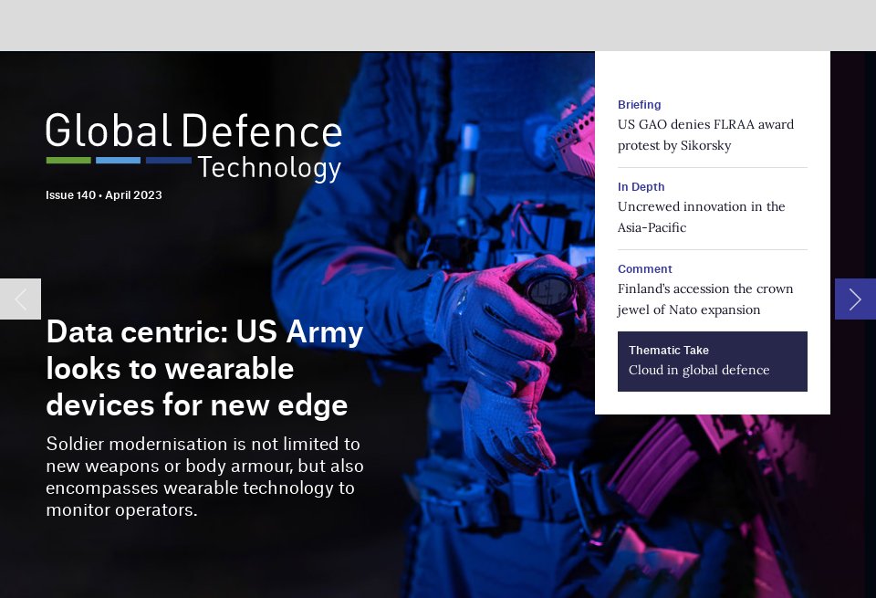 Contents - Global Defence Technology | Issue 140 | April 2023