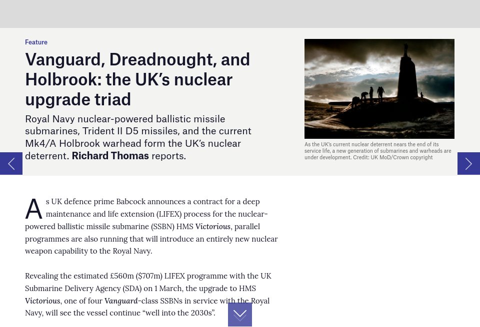 Vanguard, Dreadnought, and Holbrook: the UK’s nuclear upgrade triad ...