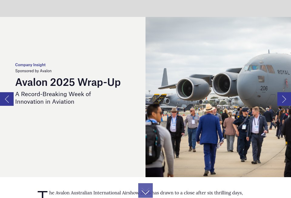 Avalon Company Insight - Global Defence Technology | Issue 152 | April 2025