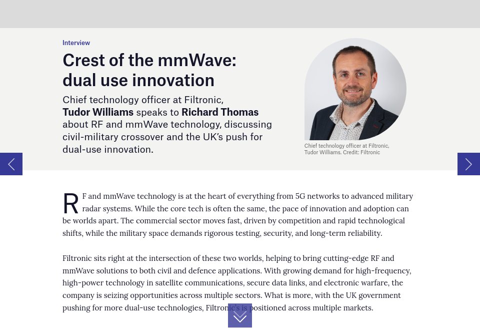 Crest of the mmWave: dual use innovation - Global Defence Technology ...