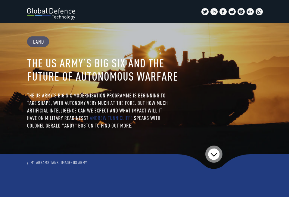 Arpa - Global Defence Technology | Issue 90 | August 2018