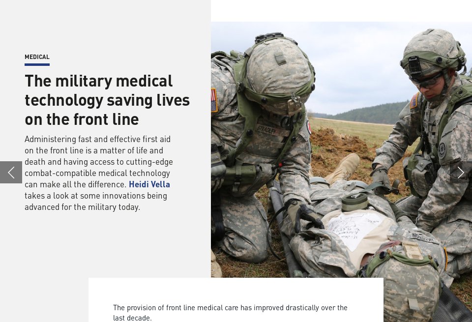 Military medical technology - Global Defence Technology | Issue 126 ...