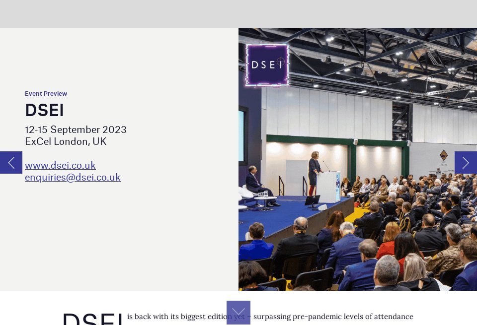 Event: DSEI 2023 - Global Defence Technology | Issue 142 | August 2023