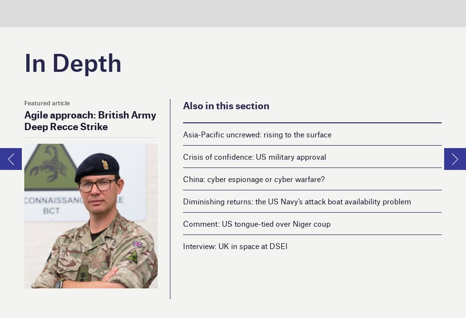 Agile approach: British Army Deep Recce Strike - Global Defence ...