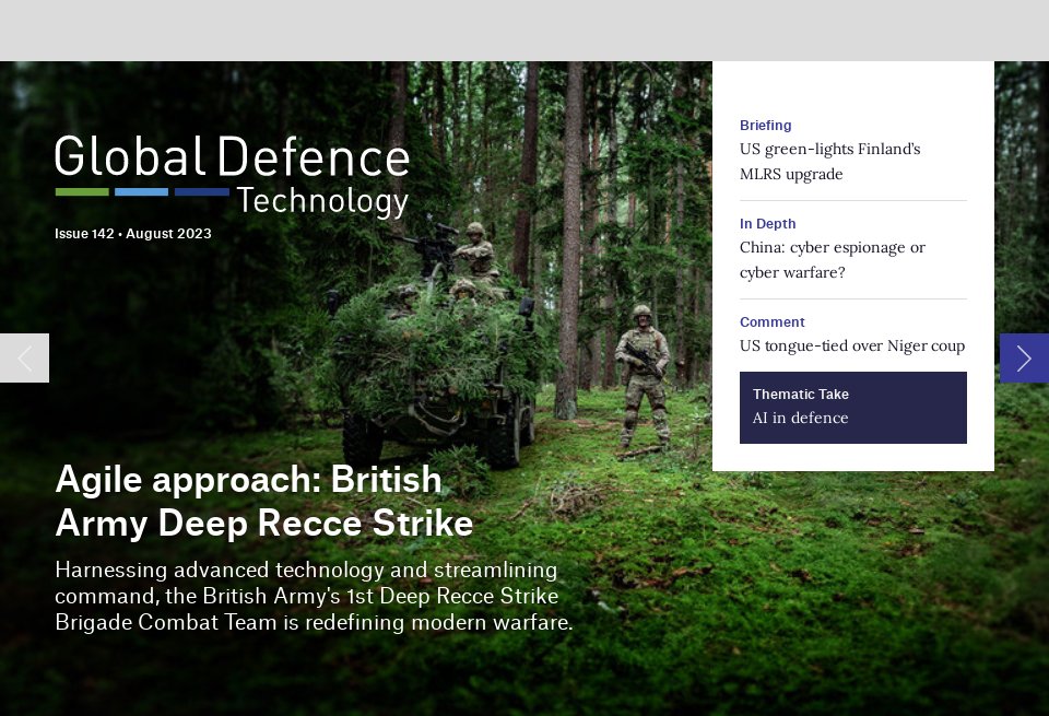 Home | Agile approach: British Army Deep Recce Strike - Global Defence ...
