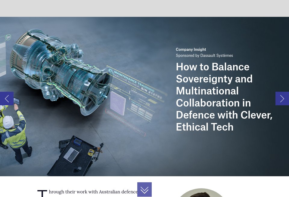 Dassault Systèmes Company Insight - Global Defence Technology | Issue ...