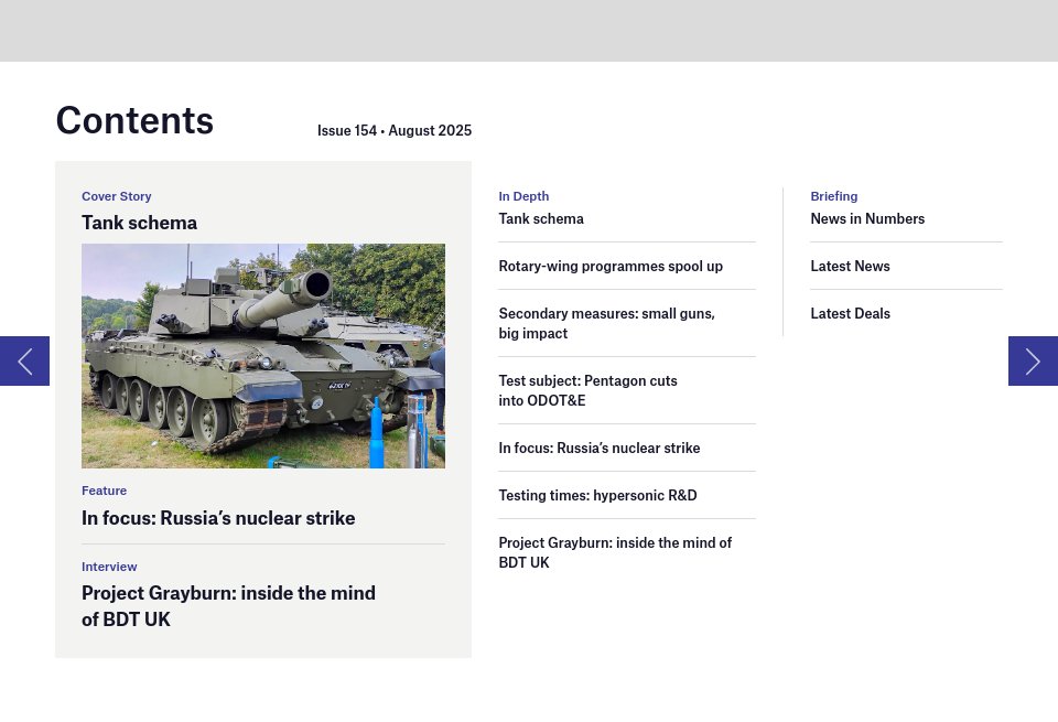 Tank schema: anatomy of the Challenger 3 - Global Defence Technology ...
