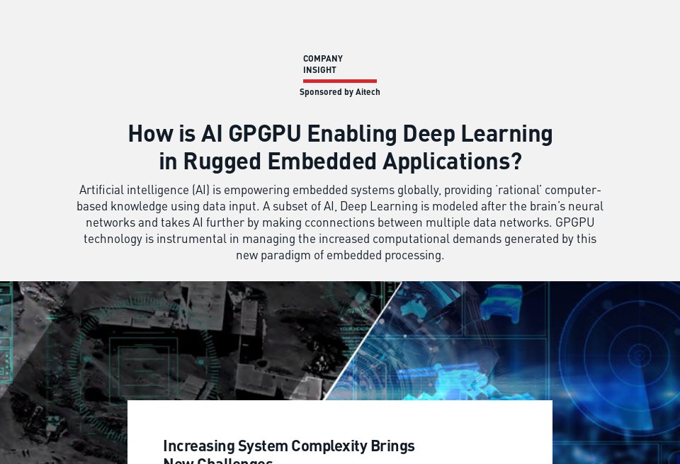 Aitech Company Insight - Global Defence Technology | Issue 118 ...