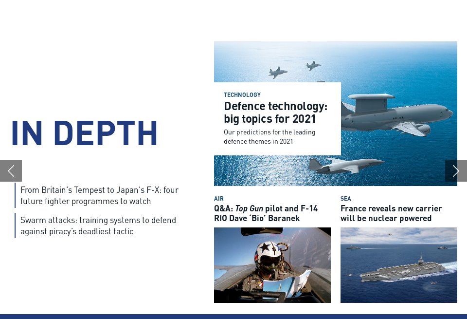 In Depth - Global Defence Technology | Issue 118 | December 2020