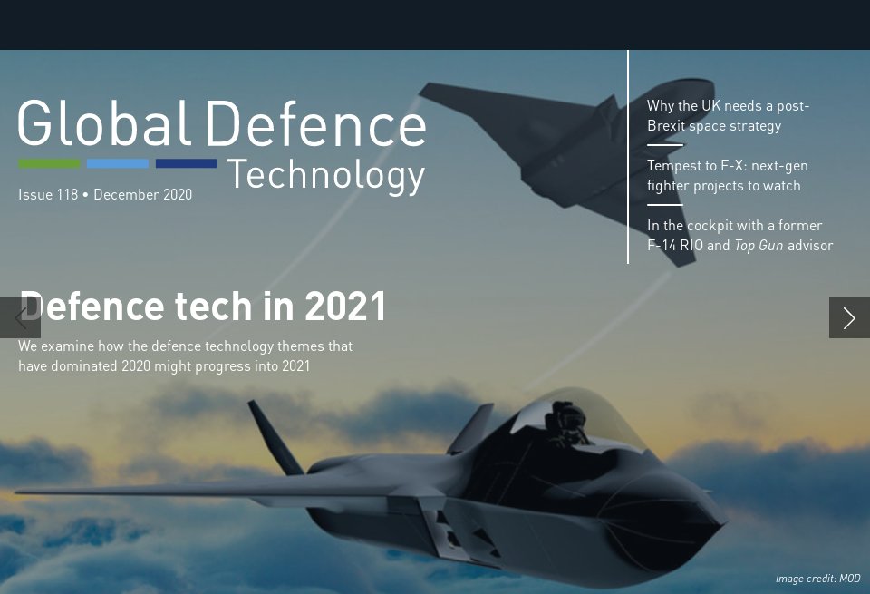 Home | Defence tech in 2021 - Global Defence Technology | Issue 118 ...