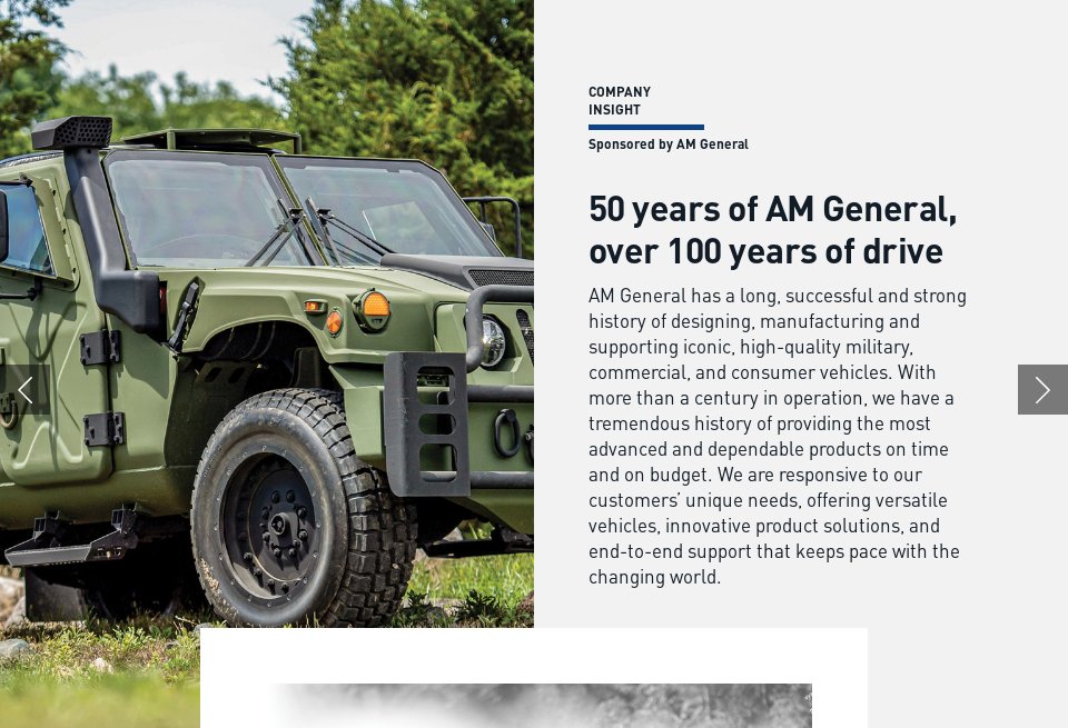 AM General Company Insight - Global Defence Technology | Issue 130 ...