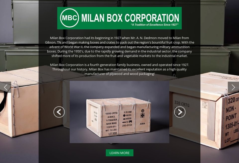 Milan Box Corporation - Global Defence Technology | Issue 130 ...
