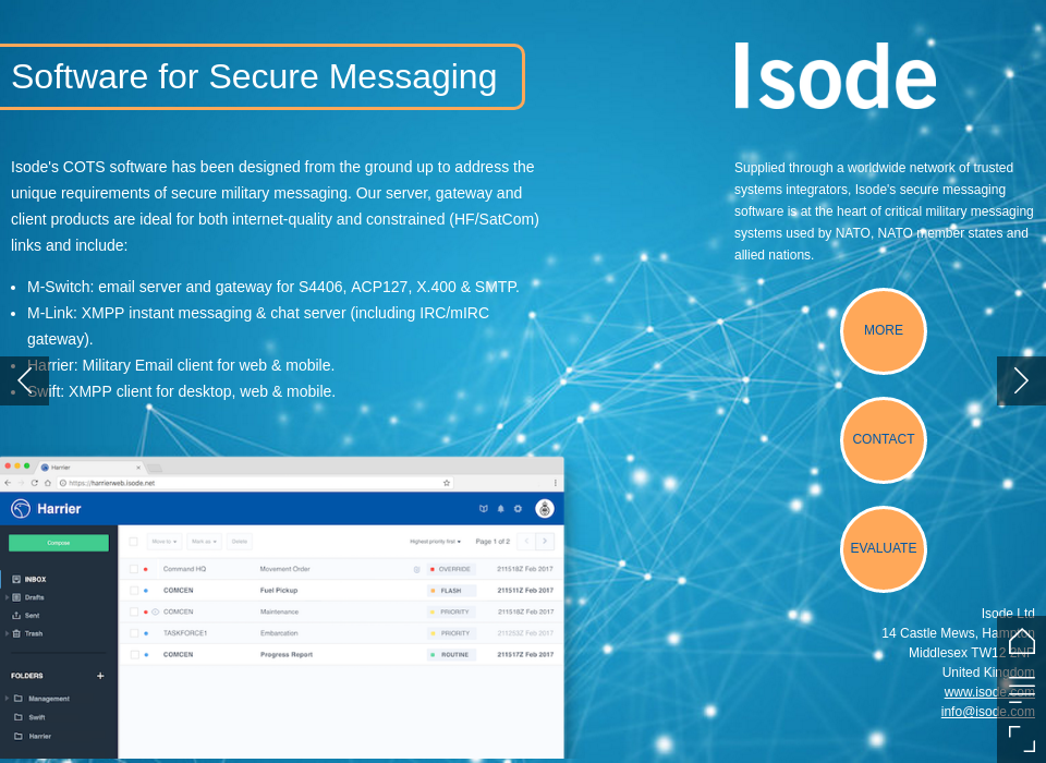Isode: Software for Secure Messaging - Global Defence Technology ...