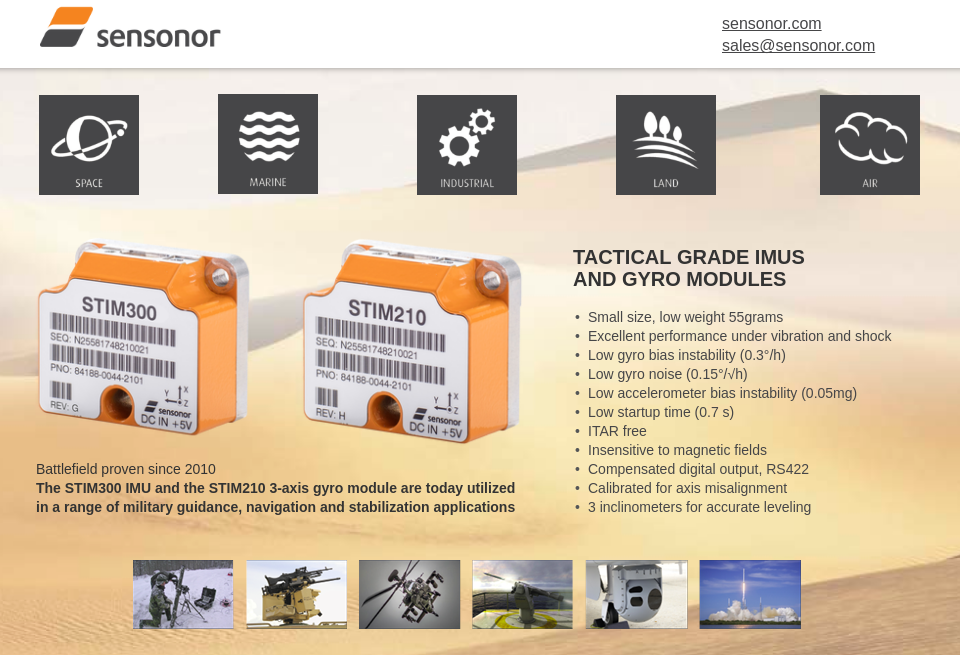 Sensonor - Global Defence Technology | Issue 96 | February 2019