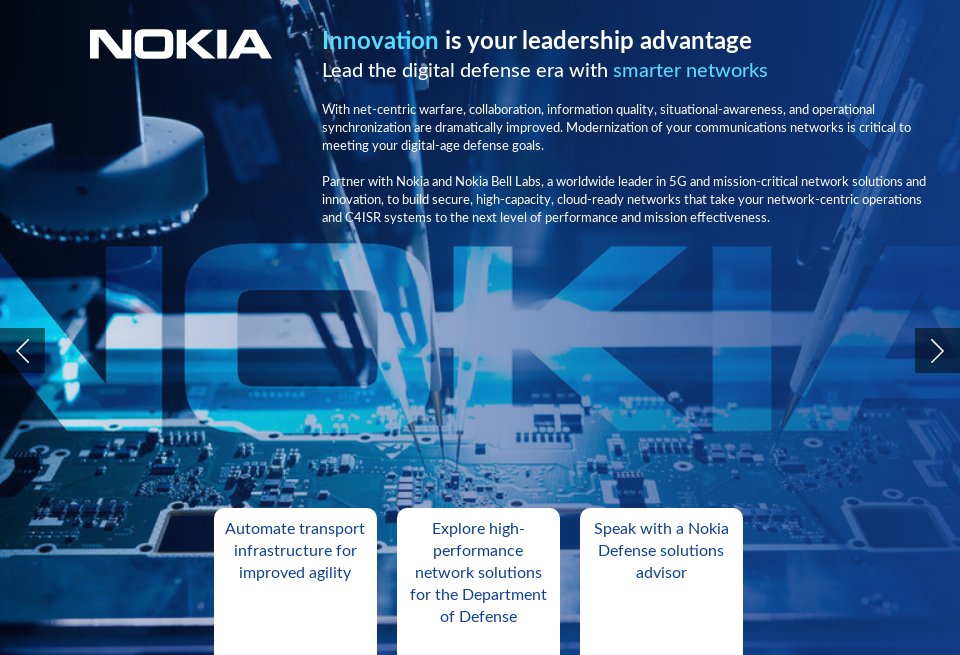 Nokia - Global Defence Technology | Issue 120 | February 2021