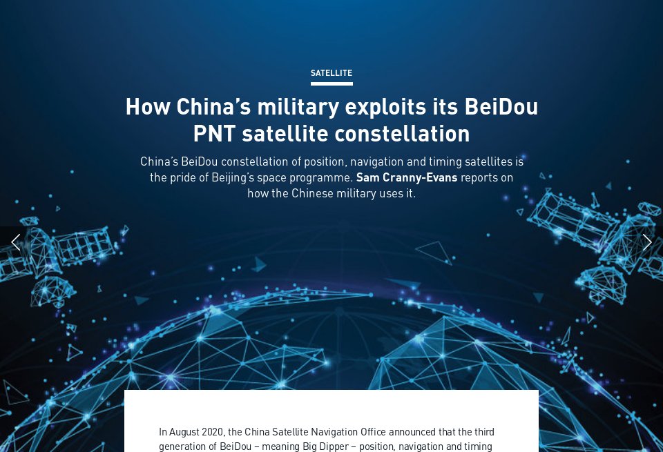 China’s BeiDou constellation - Global Defence Technology | Issue 132 ...