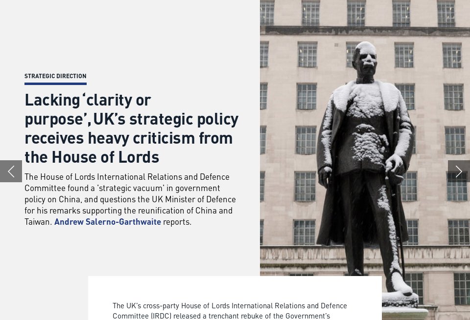Lacking ‘clarity or purpose’, UK’s strategic policy receives heavy ...