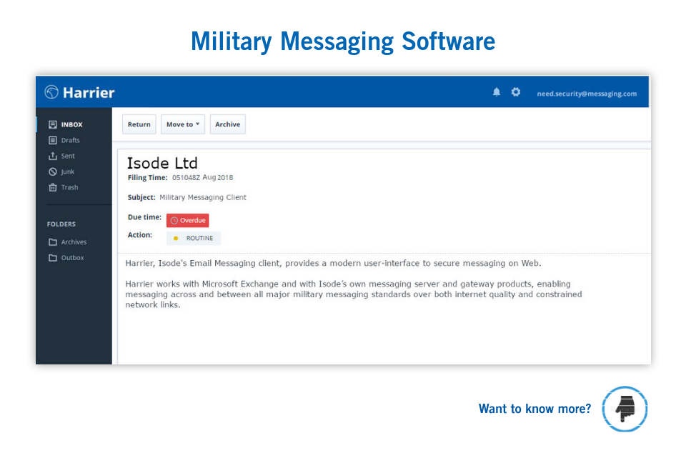 Isode Limited - Global Defence Technology | Issue 95 | January 2019