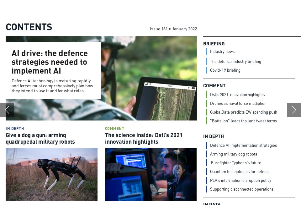 EW technology trends - Global Defence Technology | Issue 131 | January 2022