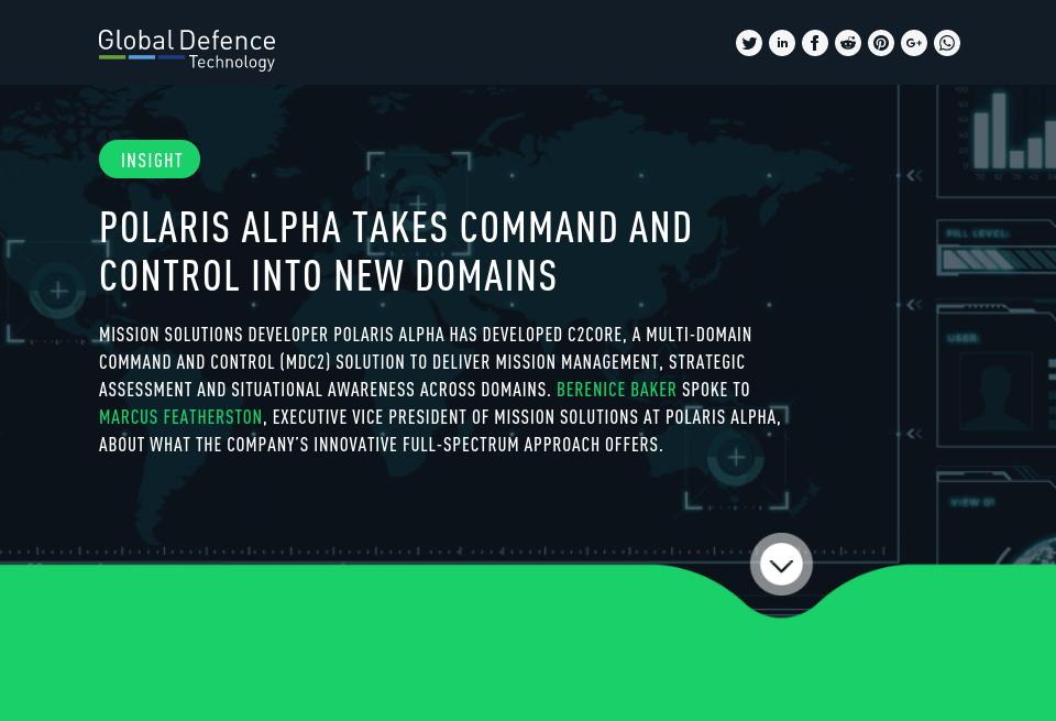 Polaris Alpha takes command and control into new domains - Global Defence Technology | Issue 89 ...