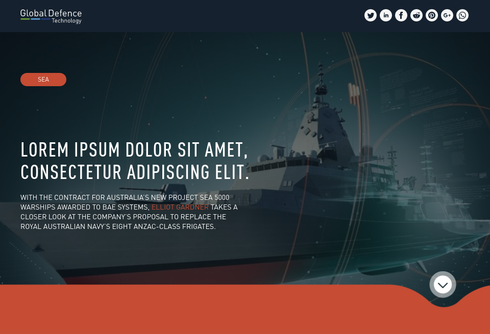 SEA 5000: building Australia’s future frigates - Global Defence ...