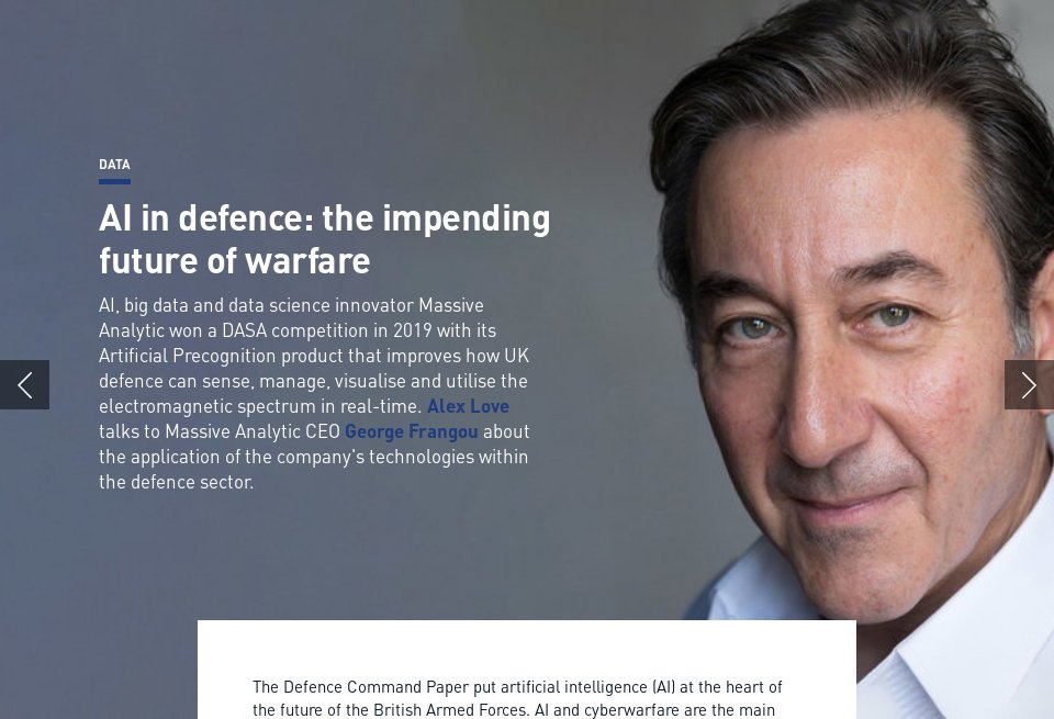 AI in defence: the impending future of warfare - Global Defence ...