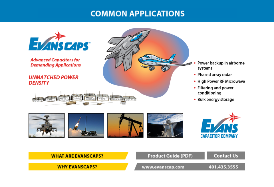 Evans Capacitor Company - Global Defence Technology | Issue 88 | June 2018