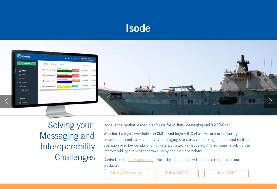 Isode - Global Defence Technology | Issue 124 | June 2021