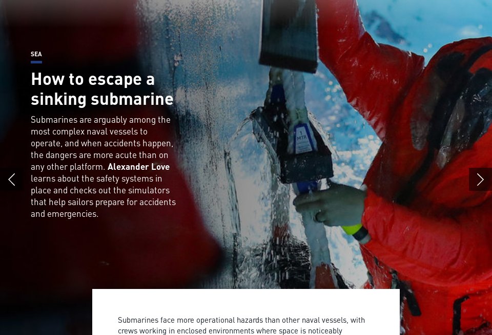 How to escape a sinking submarine - Global Defence Technology | Issue ...