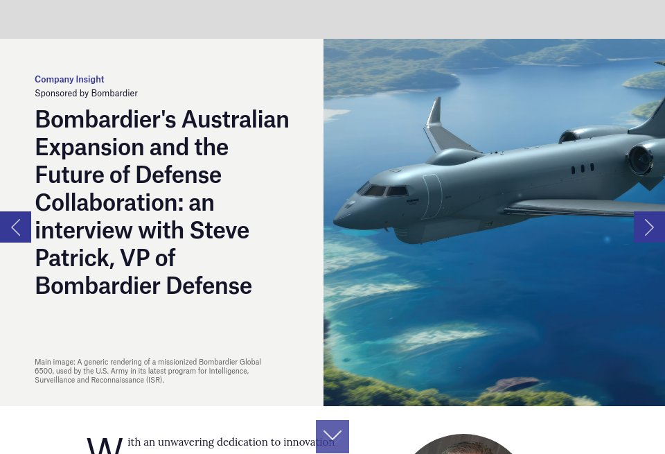 Bombardier Company Insight - Global Defence Technology | Issue 147 ...