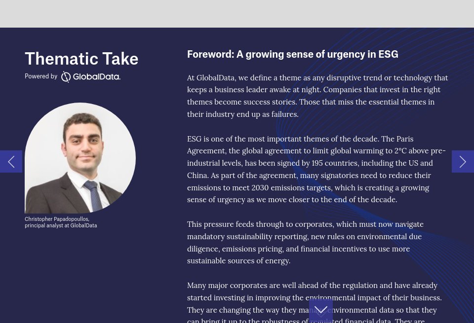 ESG becomes mandatory: how to prepare - Global Defence Technology ...