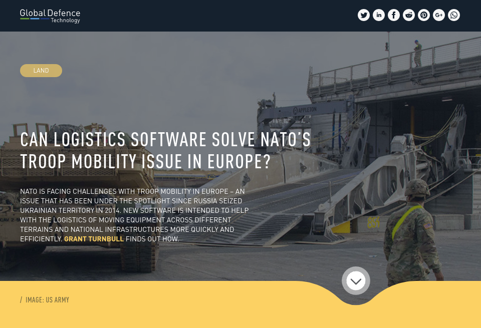 Can logistics software solve NATO’s troop mobility issue in Europe ...