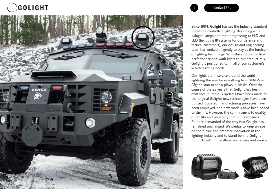 Golight, Inc. - Global defence Technology | Issue 97 | March 2019