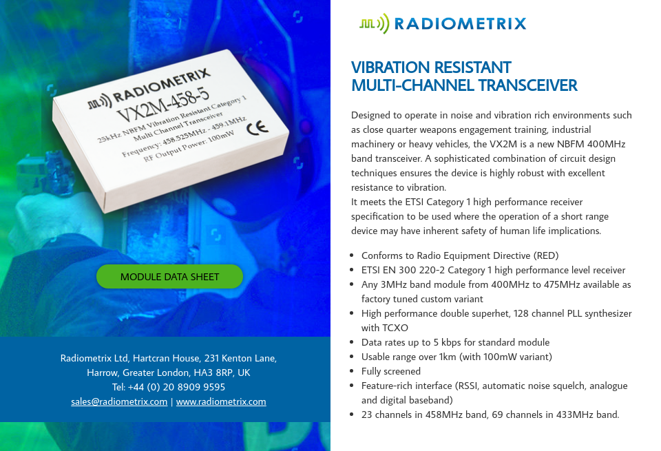 Radiometrix Limited - Global defence Technology | Issue 97 | March 2019