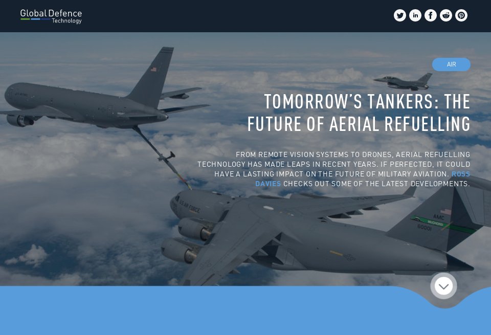 Tomorrow’s tankers: the future of aerial refuelling - Global Defence ...
