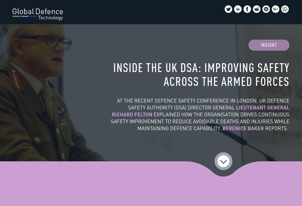 Inside the UK DSA: Improving safety across the armed forces - Global ...