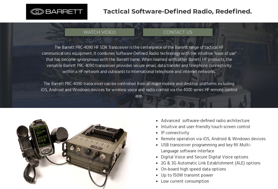 Barrett Communications - Global Defence Technology | Issue 104 ...