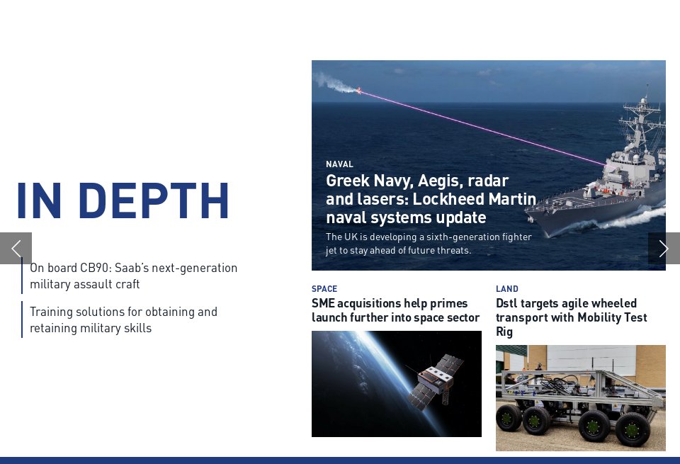 In Depth - Global Defence Technology | Issue 128 | October 2021