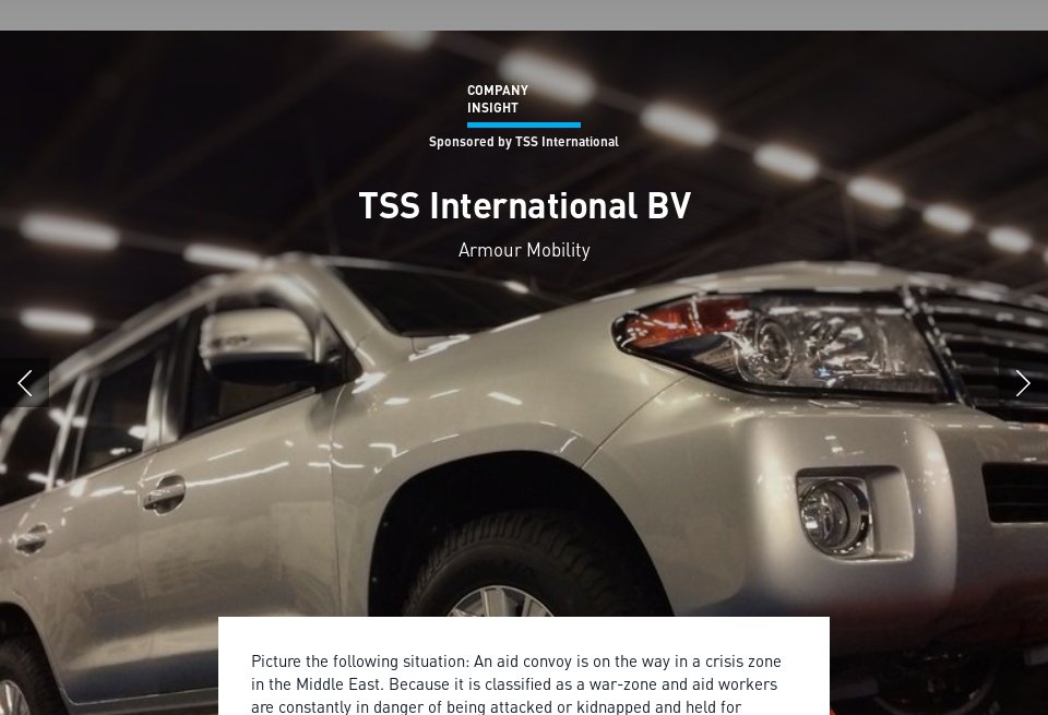 TSS International Company Insight - Global Defence Technology | Issue ...