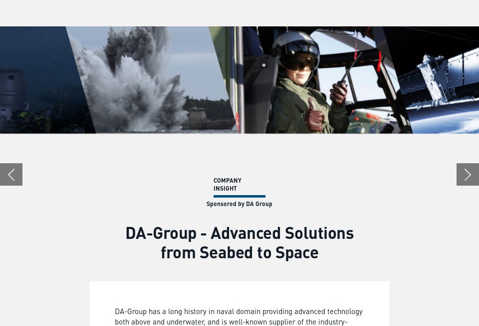 DA Group Company Insight - Global Defence Technology | Issue 137 ...