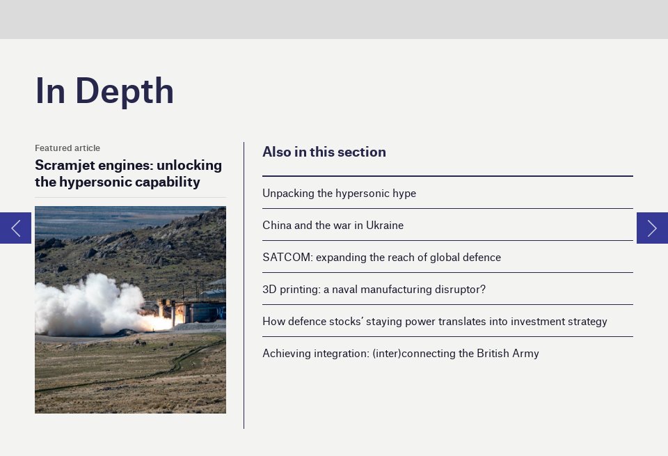 Scramjet engines: unlocking hypersonic capabilities - Global Defence ...