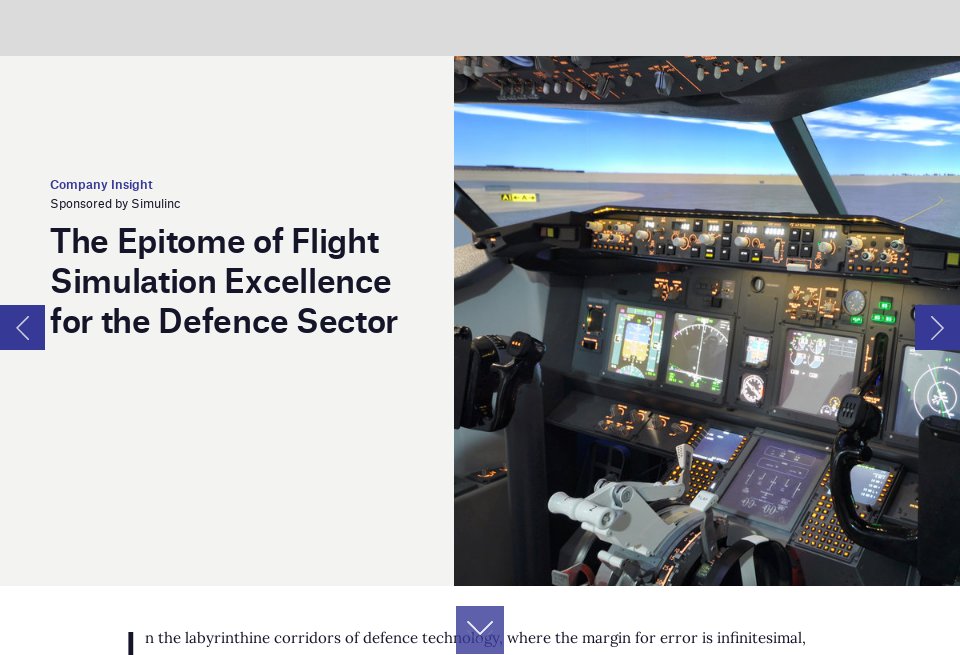 Simulinc Company Insight - Global Defence Technology | Issue 143 | October 2023