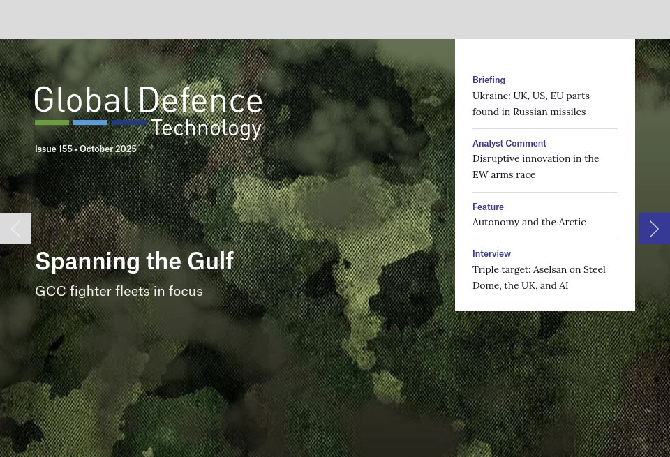 Home | Spanning the Gulf - Global Defence Technology | Issue 155 ...