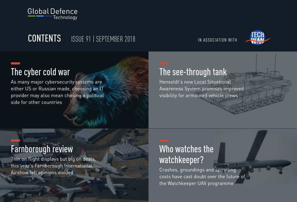 Contents - Global Defence Technology | Issue 91 | September 2018